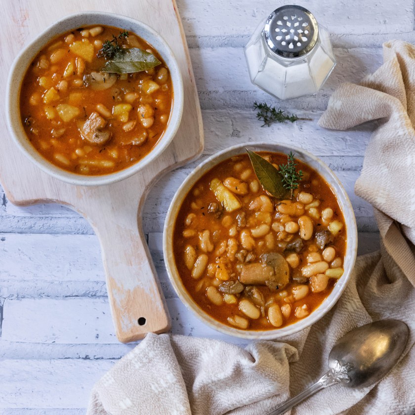Soupe aux haricots blancs express (végétarien, vegan)
